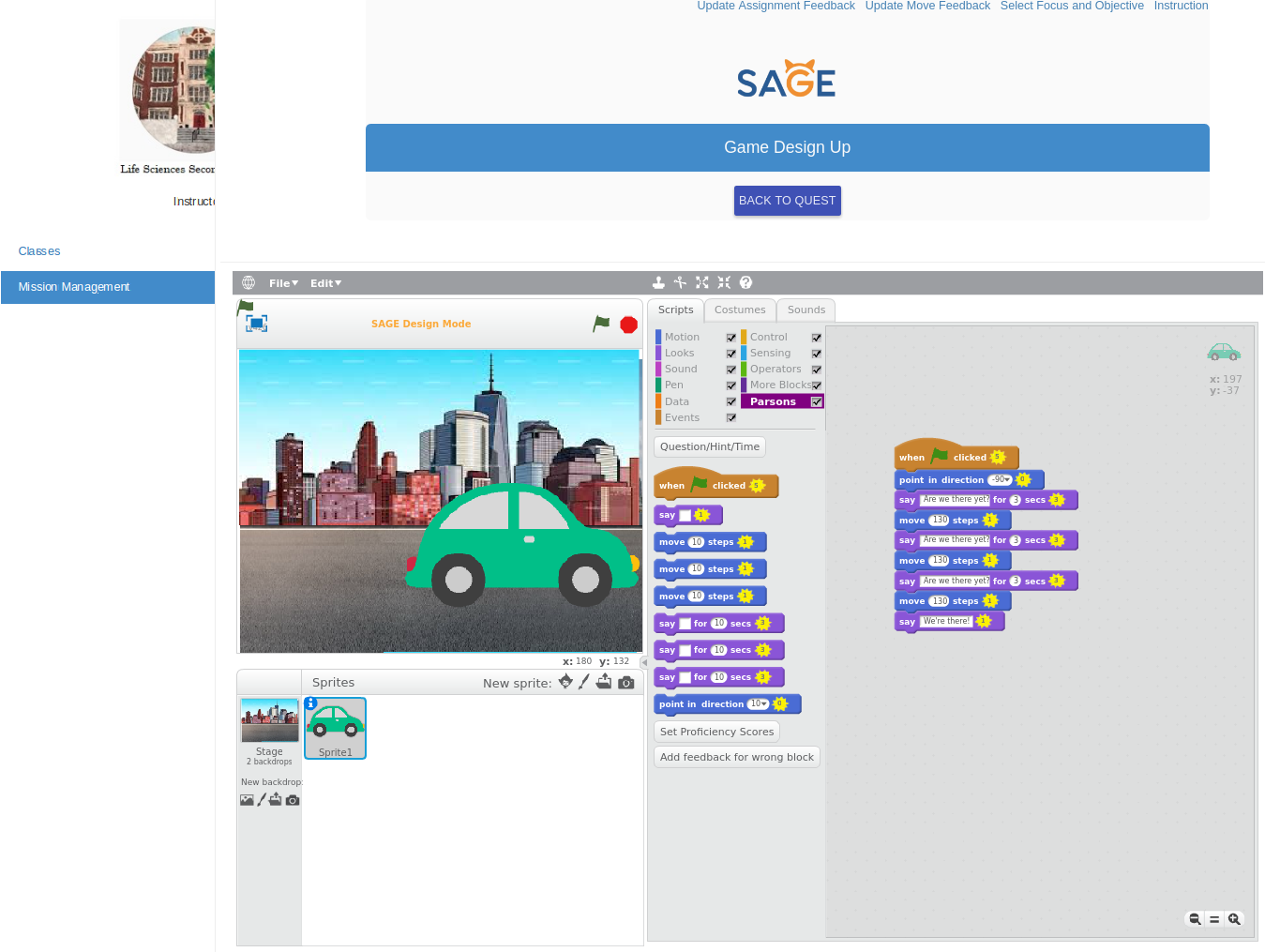 Sequences Instructions - Learning Computational Thinking Efficiently with Block-based Parsons ...